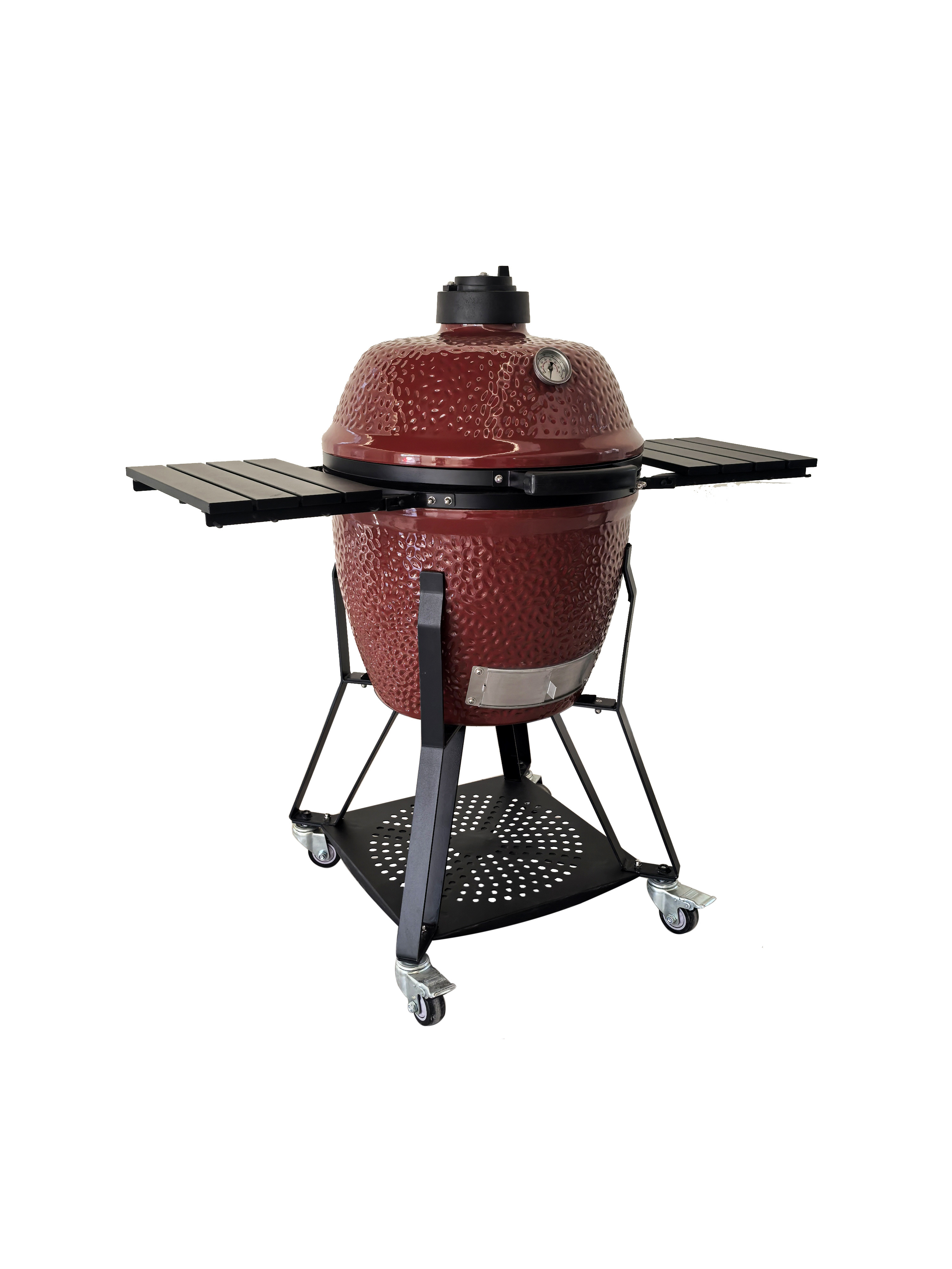 Deep Red Kamado Grill And Smoker Weather Proof Kamado Style Grill High ...